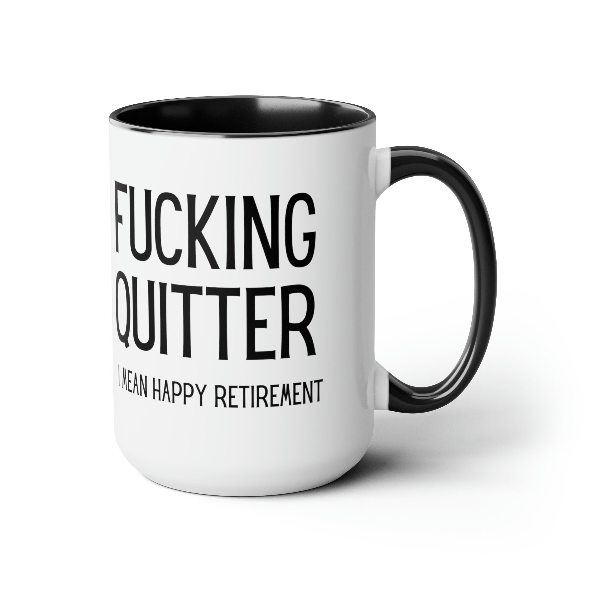 Happy Retirement, Quitter, Swear Word Retirement Gift, Goodbye Gift ...