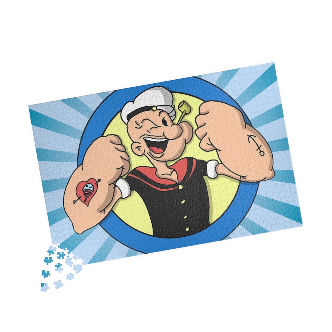 Popeye Puzzle (110, 252, 520, 1014-piece) - Etsy