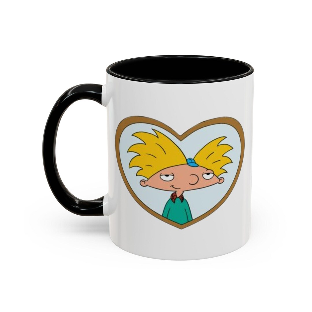 Hey Arnold Throwback Cartoon Accent Coffee Mug (11, 15oz) - Etsy