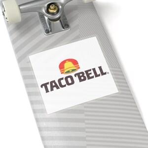 Taco Bell Sticker Classic Retro Logo 1970s 1980s 1990s Kiss-cut ...