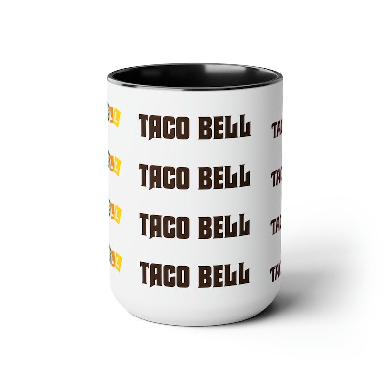 Taco Bell Lovers Classic Retro Taco Bell Logo Tacos Burritos Nachos ...