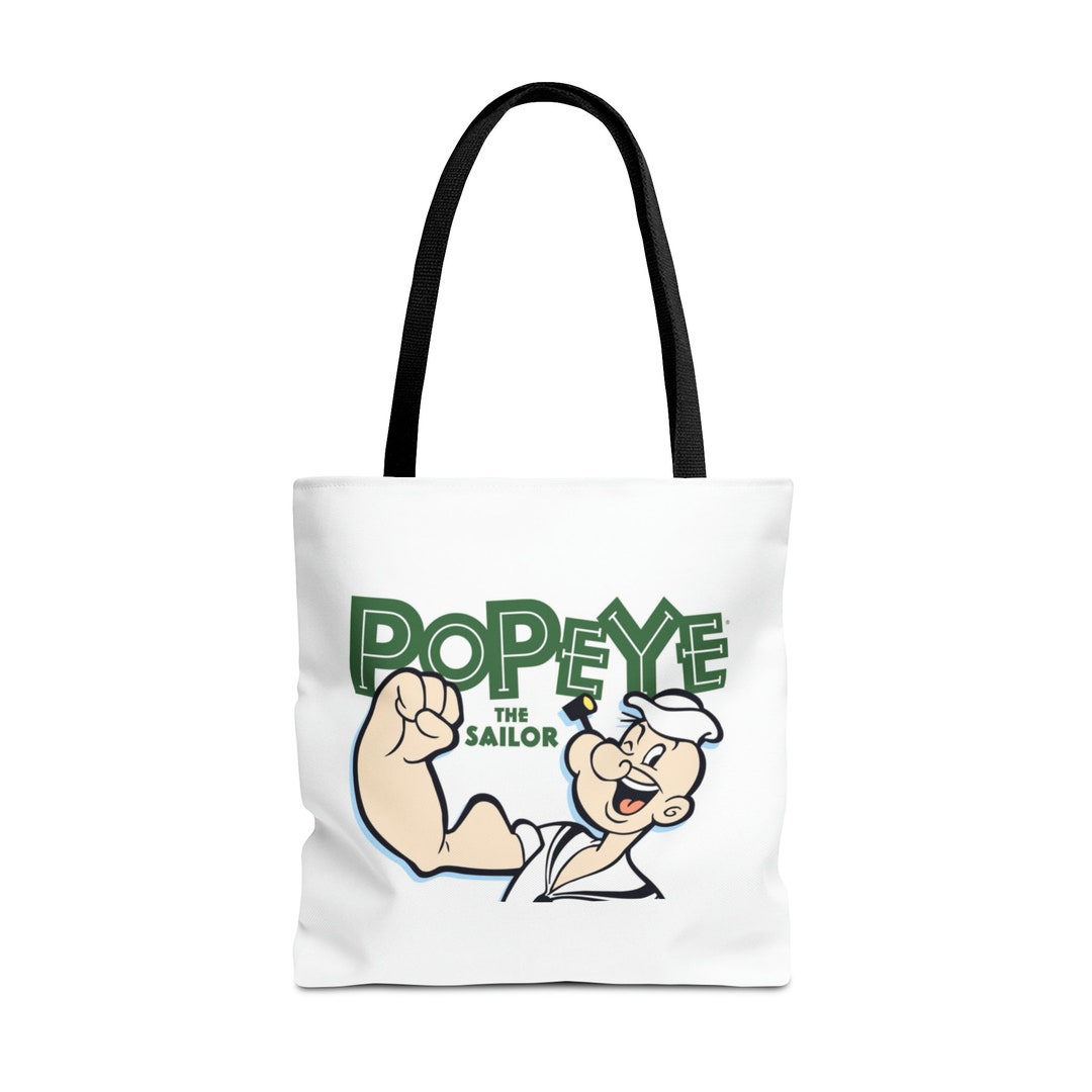 Popeye the Sailor Inspired Throwback Character Tote Bag AOP - Etsy
