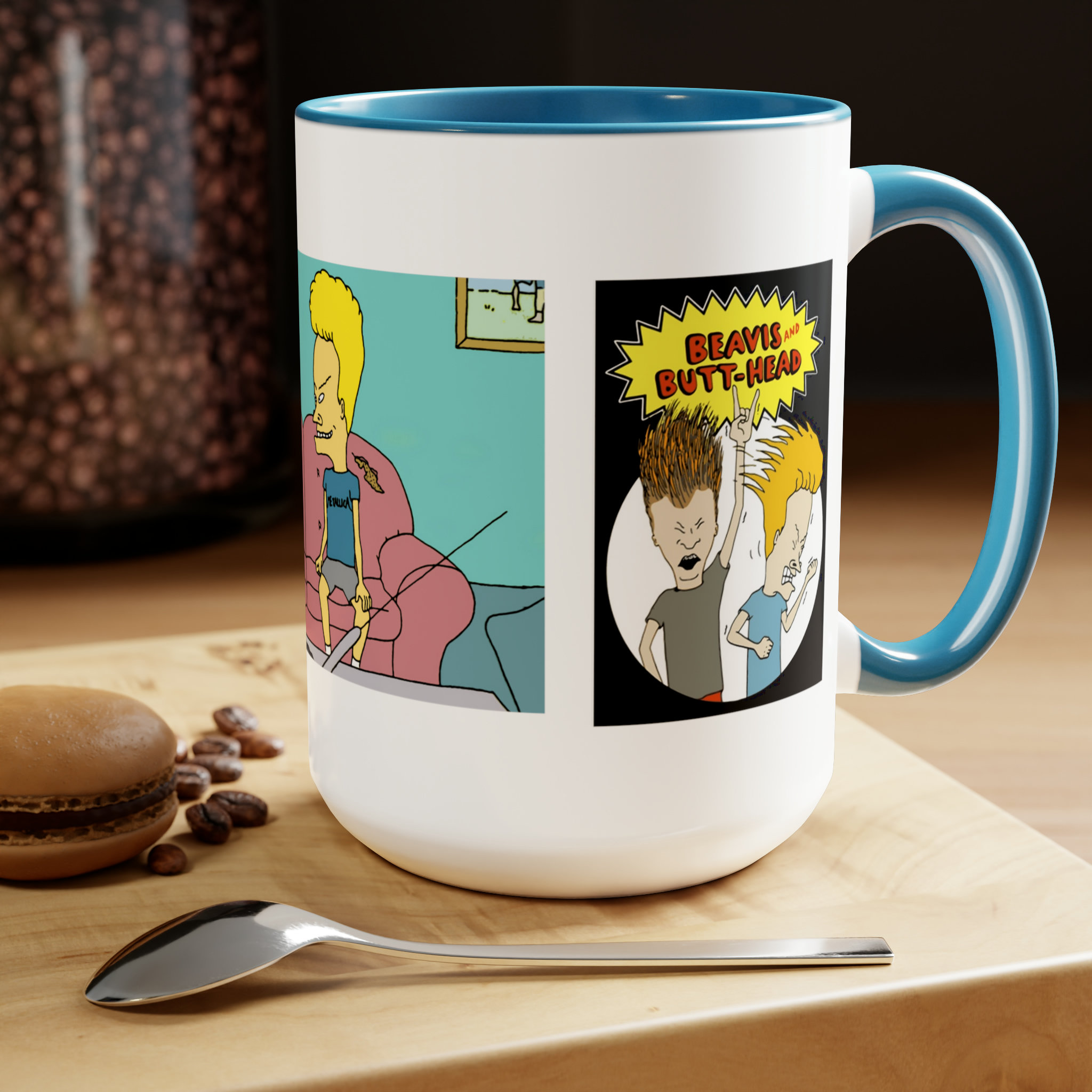 Beavis and Butthead Coffee Mug Throwback MTV Cartoon Funny Mug Gift for ...