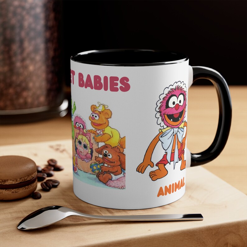 Muppet Babies Animal and Fozzy Accent Coffee Mug 11oz - Etsy