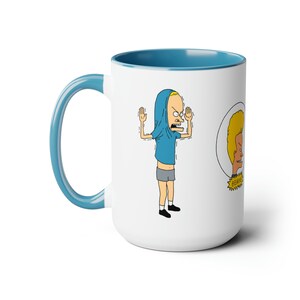 Beavis and Butthead MTV Two-tone Coffee Mugs, 15oz - Etsy