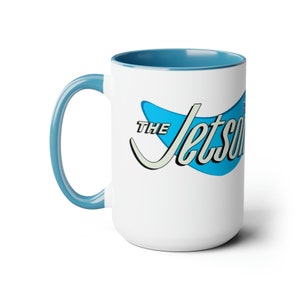 Retro Classic Cartoons Throwback Jetsons Two-tone Coffee Mugs, 15oz - Etsy