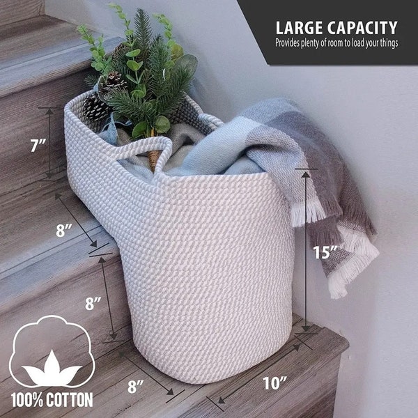 Rope Basket - Etsy