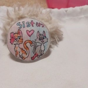 Warrior Cats Button Pins - Etsy