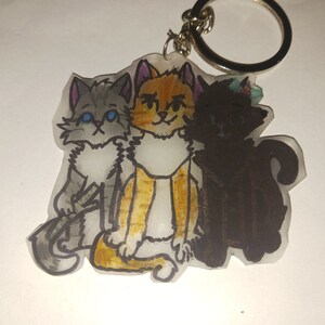 Warrior Cats the Power of Three Keychain - Etsy