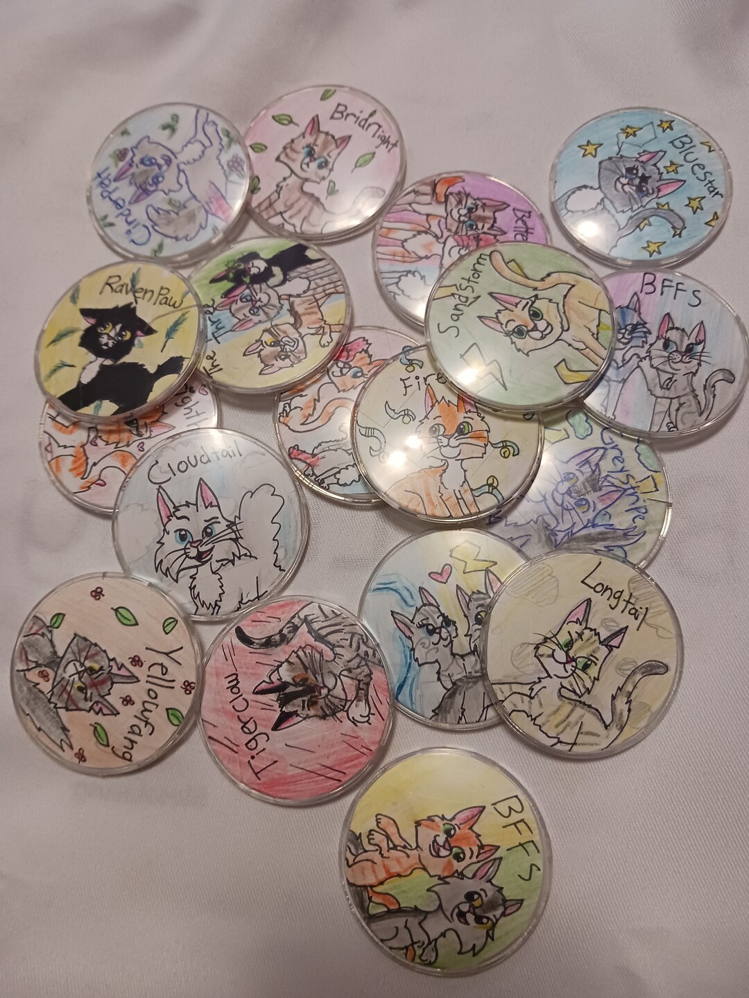 Warrior Cats Button Pins - Etsy