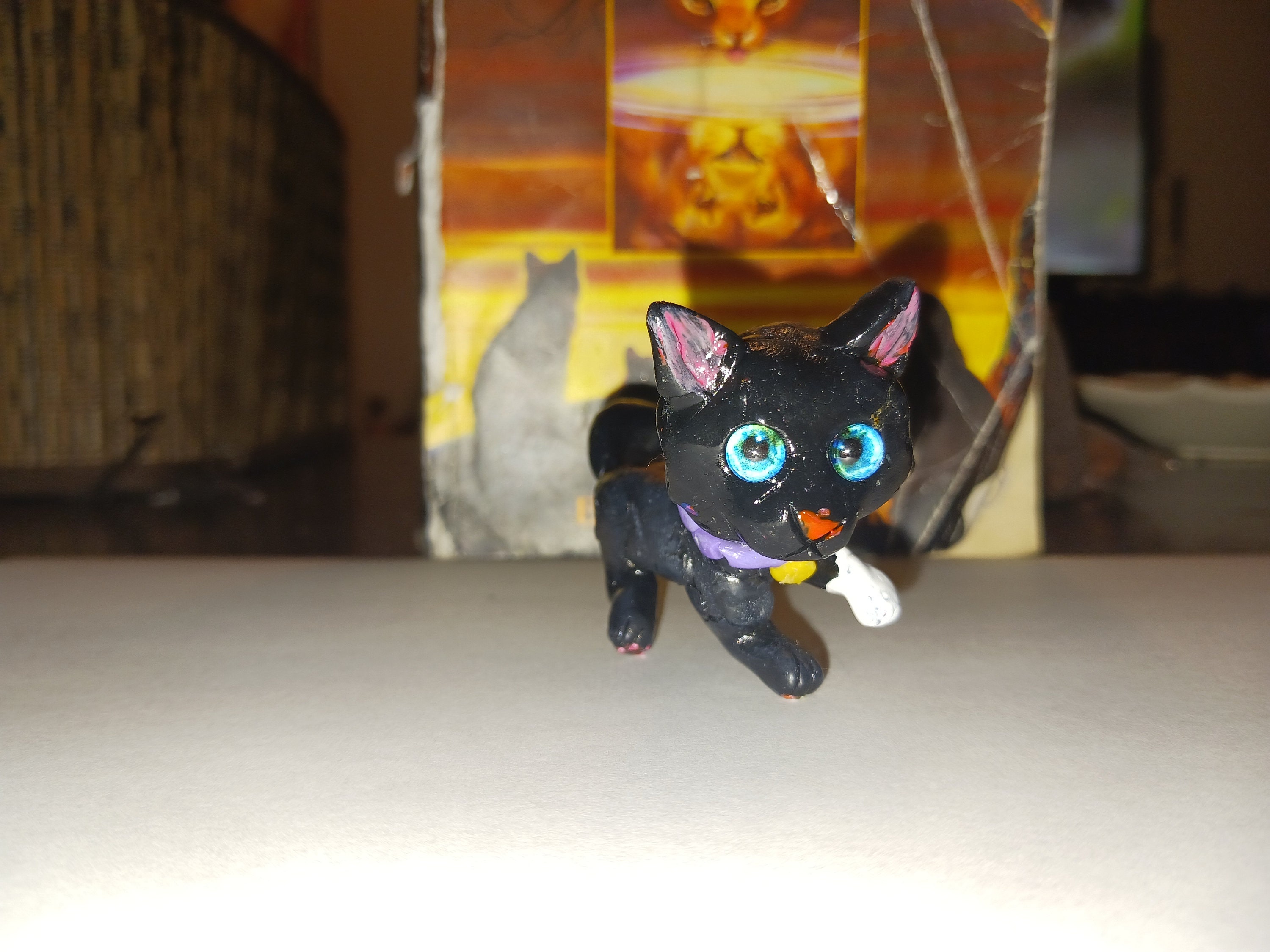 Warrior Cats: Tiny scourge Figurine - Etsy