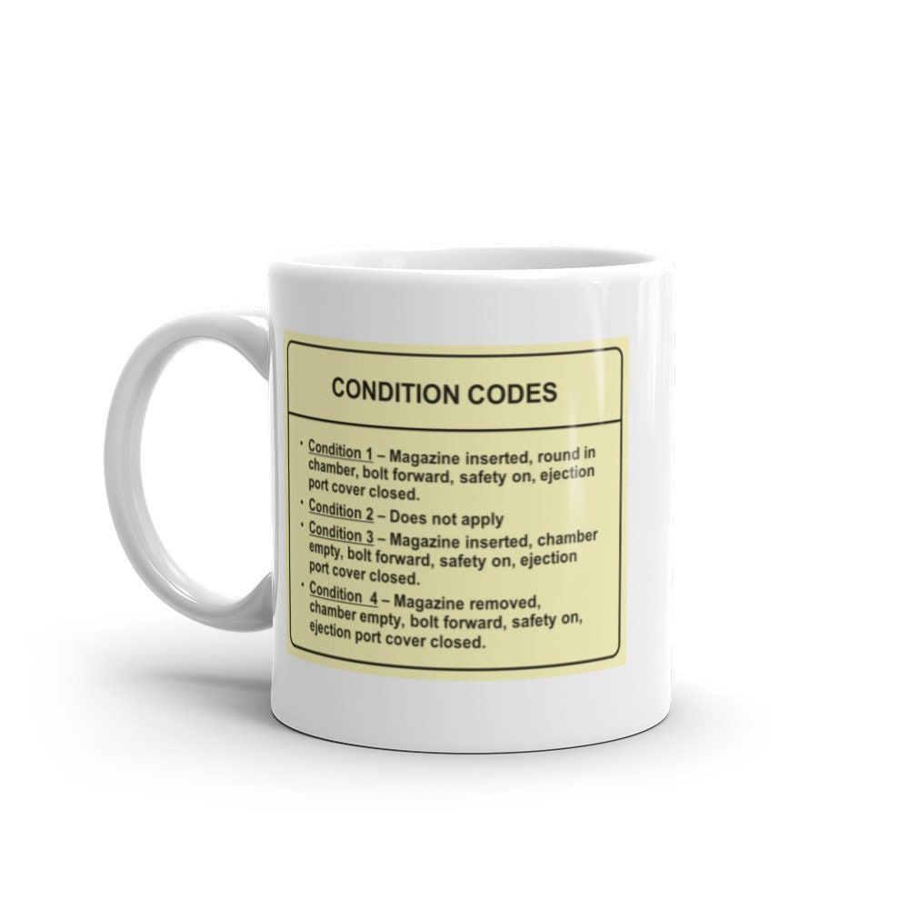 USMC Condition Codes Weapons Safety M4 M16 Veteran - Etsy