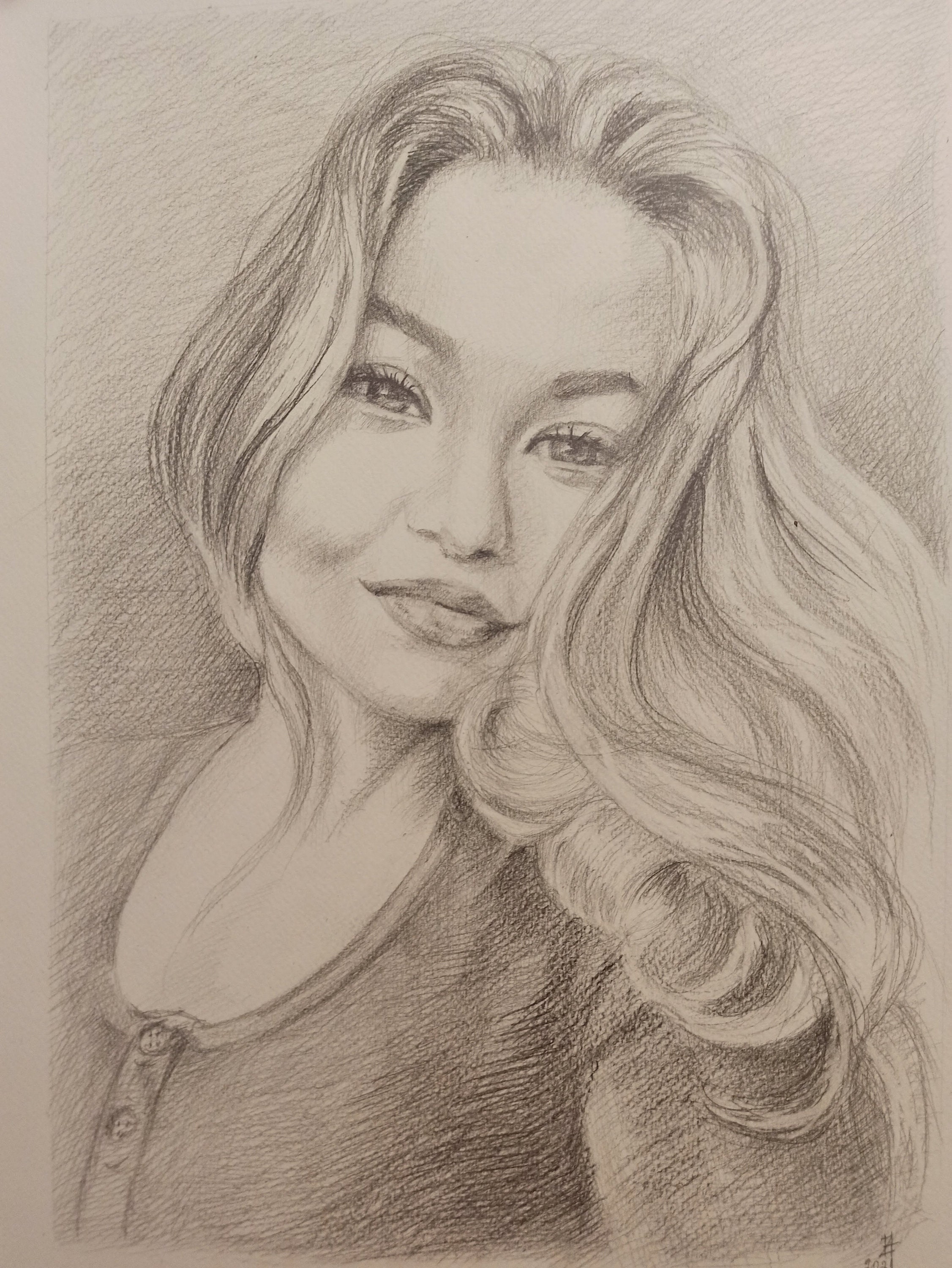 Handmade Draw Portraitrealistic Family Portrait From Photo - Etsy