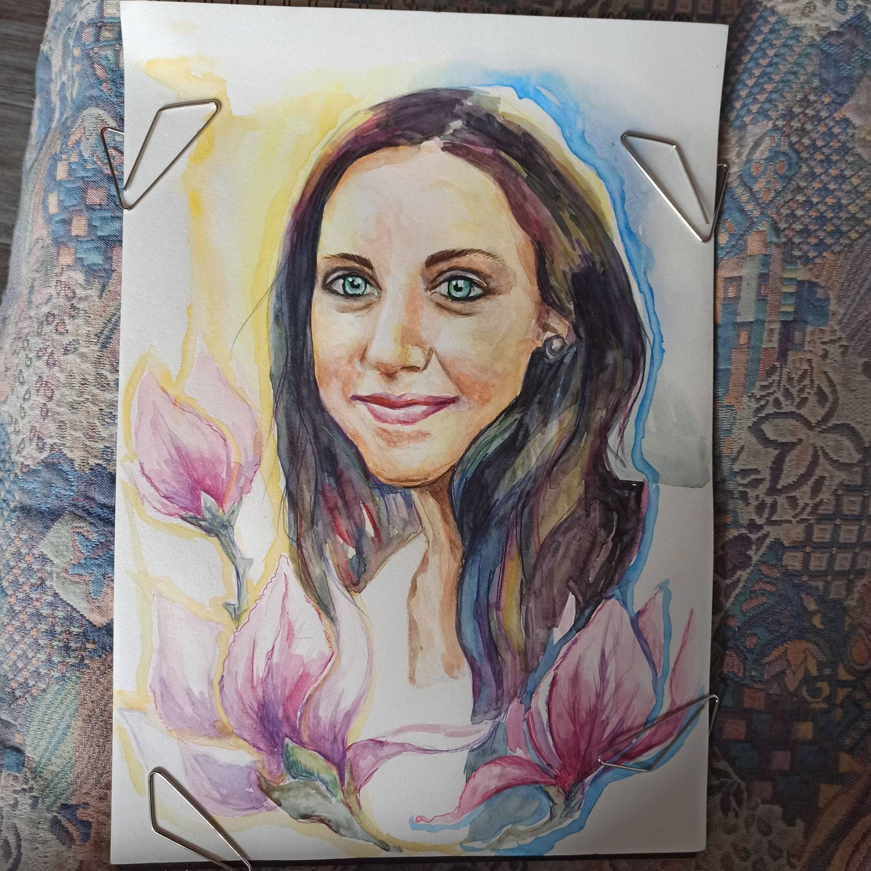 Handmade Draw Portraitrealistic Family Portrait From Photo - Etsy