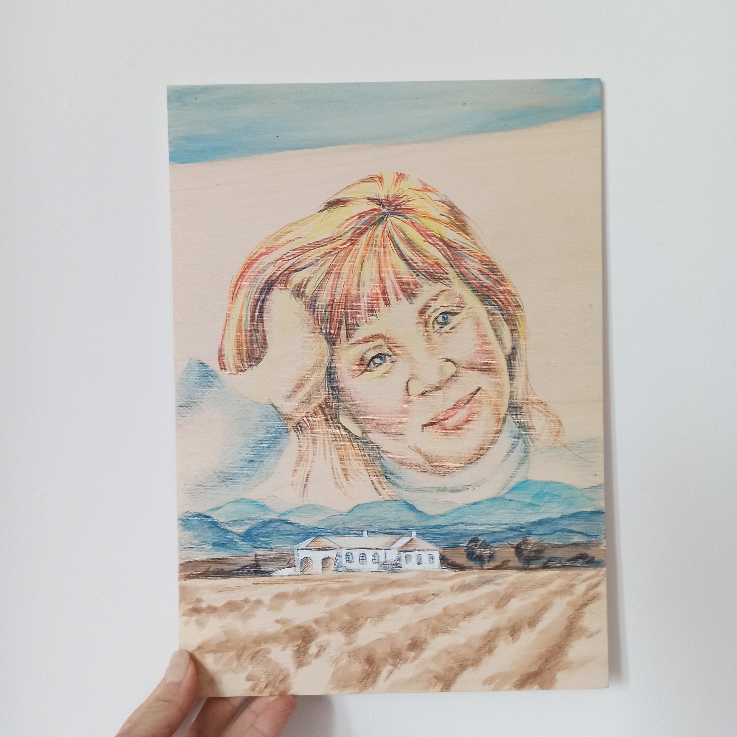 Custom Handpainted Portrait, Commission Portrait Original Art, Loved ...