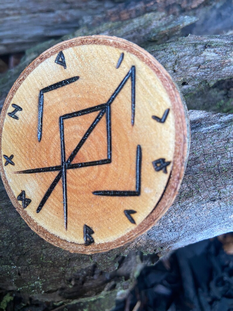 LOKI Bind Rune Truth Illumination Kenaz Altar Token - Etsy