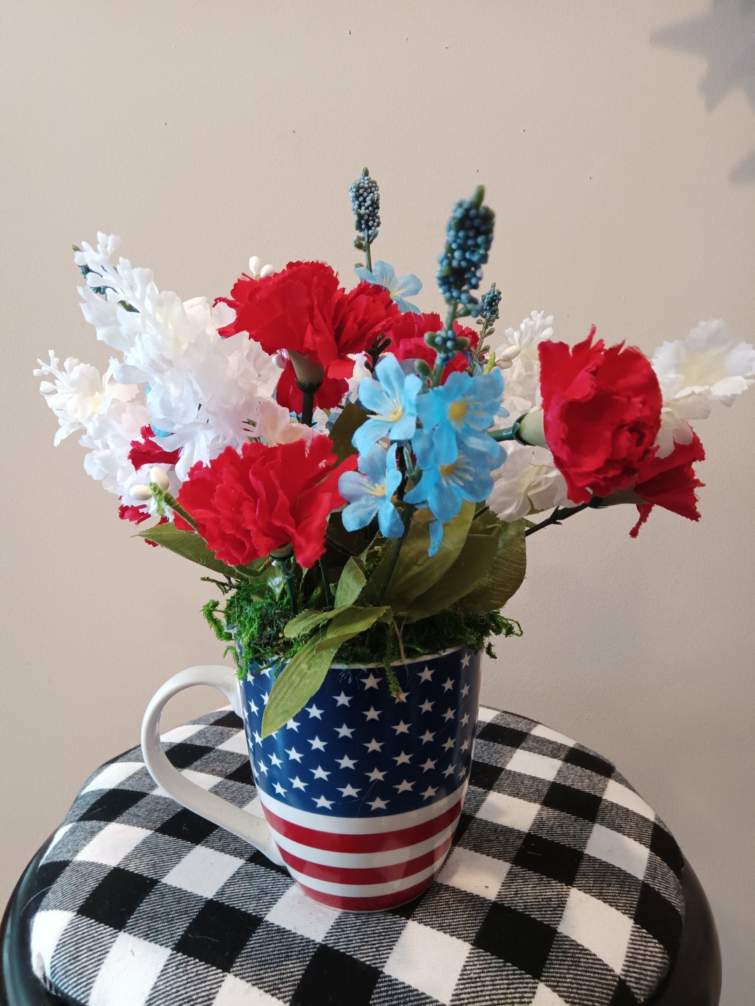 Patriotic Coffee Cup Arrangement - Etsy
