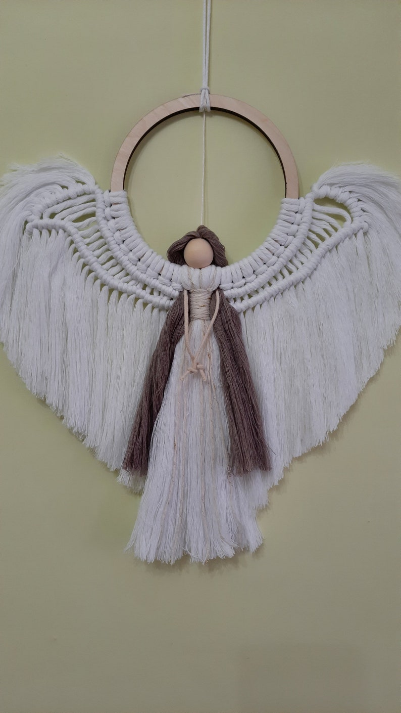 Macramé Angel Decoration Angel Wall Hanging - Etsy
