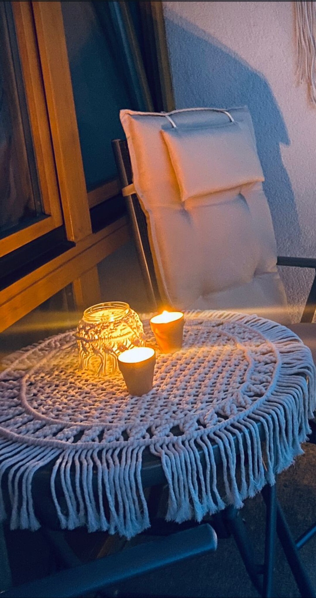 Round Macramé Placemat Round Table Cloth - Etsy