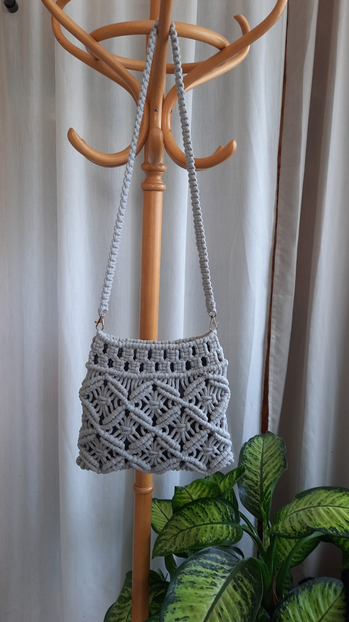 Macramé Handbag Macramé Shoulder Bag Women Handbag - Etsy
