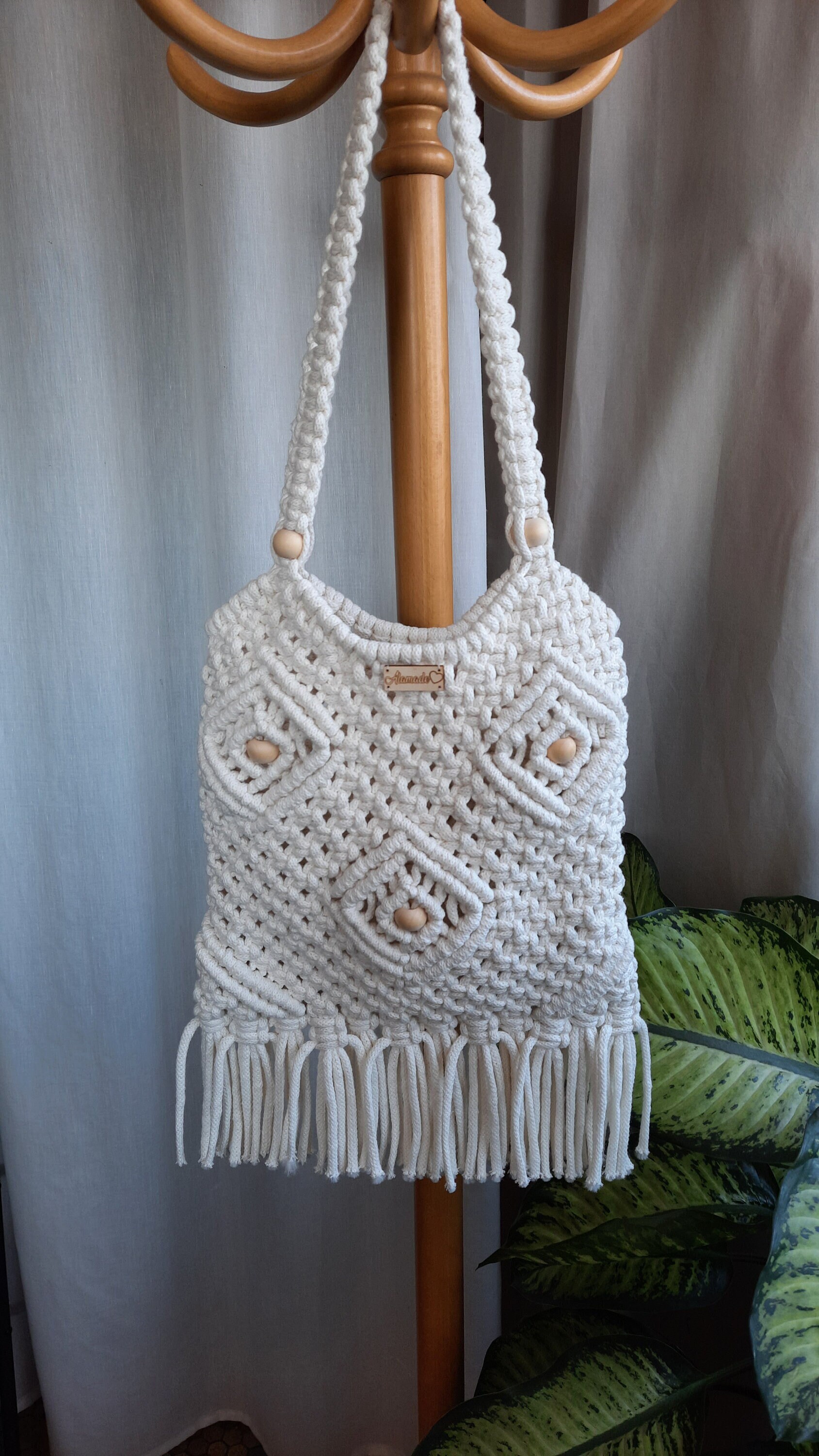 Macramé Handbag Macramé Shoulder Bag Women Handbag - Etsy