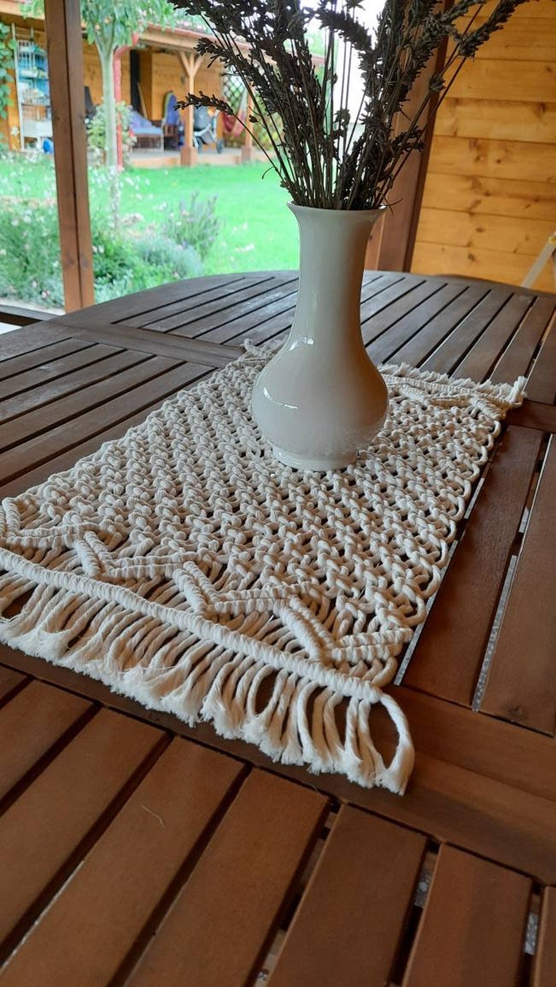 Macramé Placemat - Etsy