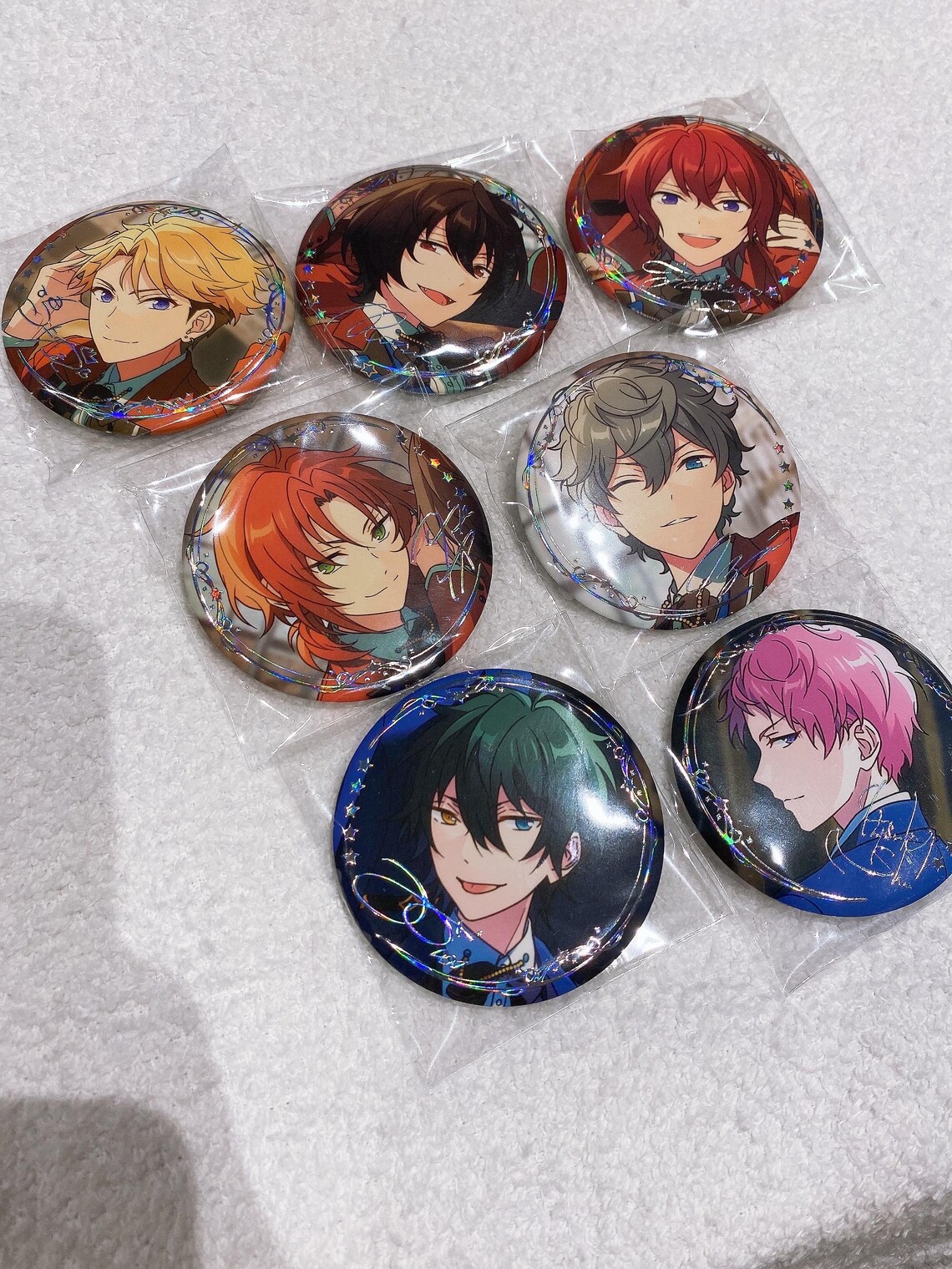 Ensemble Stars CN Official 5th Anniversary Hologram Badges - Etsy