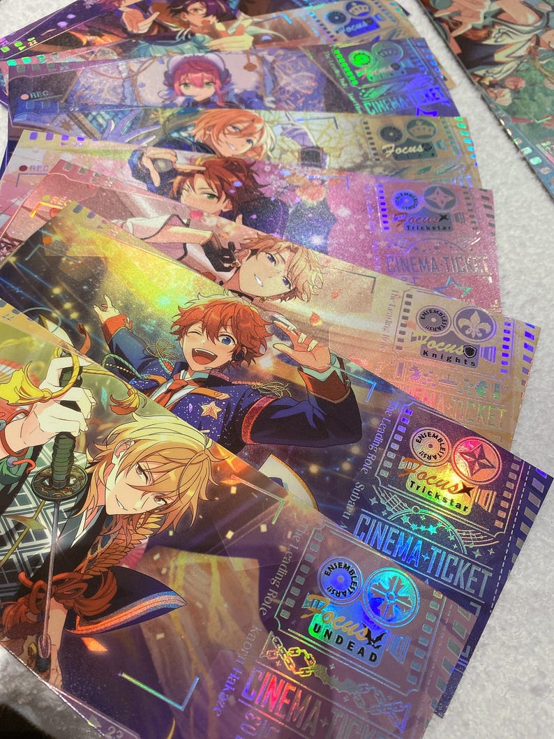 Ensemble Stars CN Official Hologram Ticket - Version 3 - Movie Ticket ...
