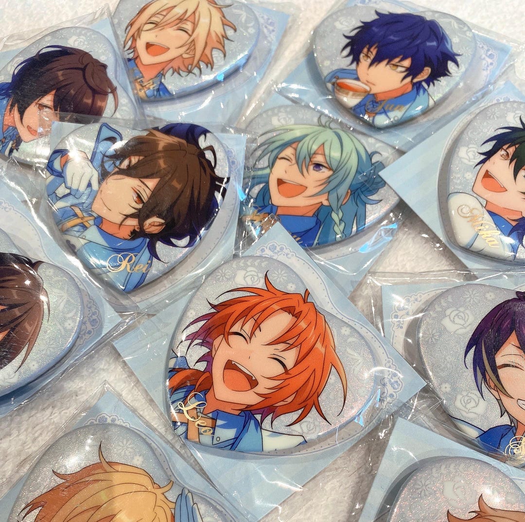 Ensemble Stars CN Official 3rd Anniversary Heart Badge - Etsy