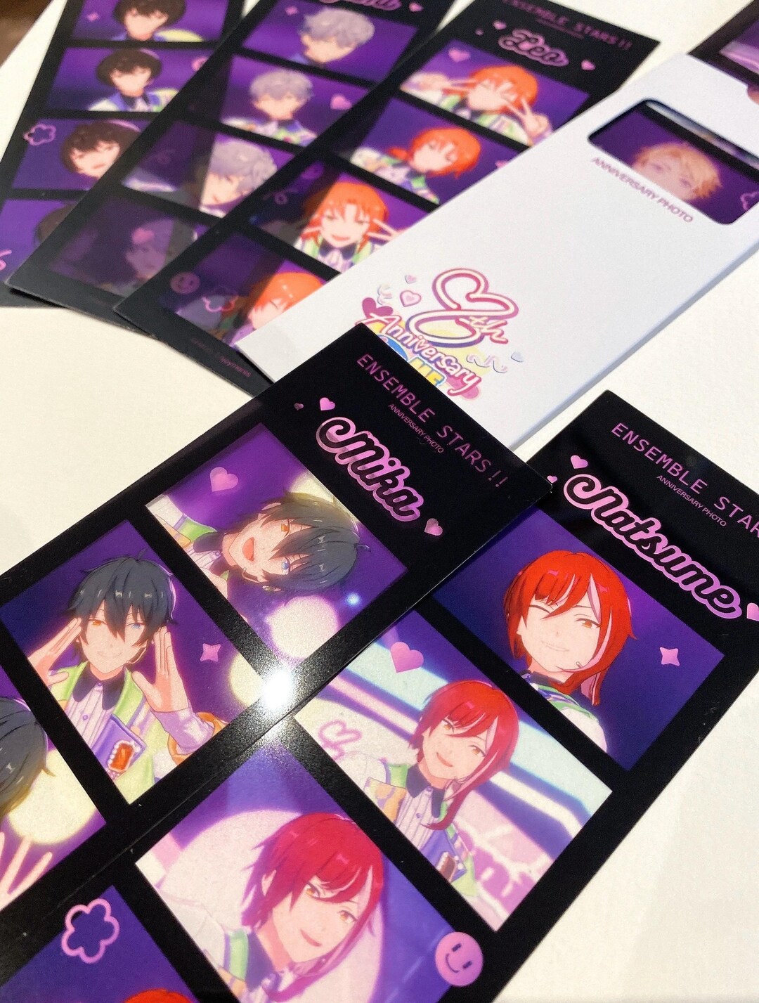 Ensemble Stars CN Official 8th Anniversary Transparent Photo Strip Card ...