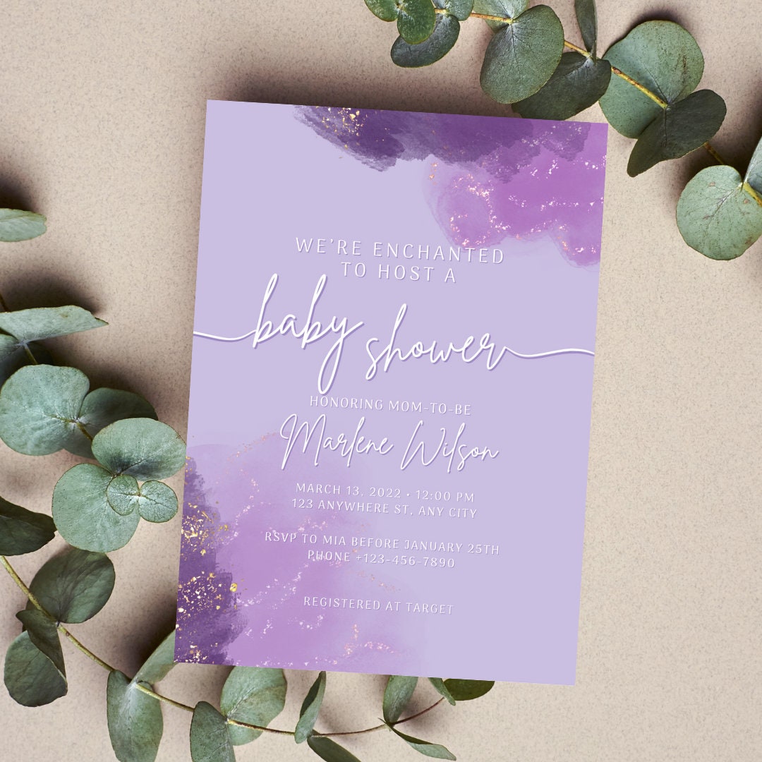 Enchanted Baby Shower Invitation - Etsy