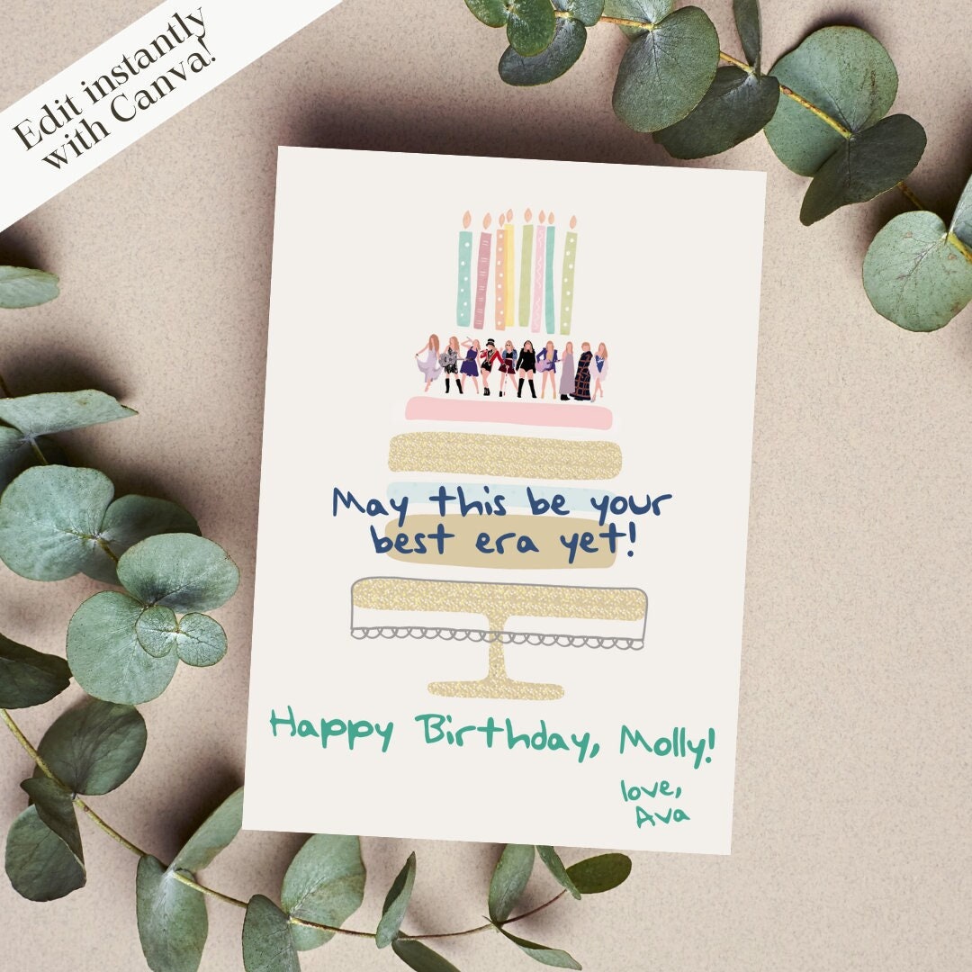 Best Era yet Birthday Card | INSTANT DOWNLOAD - Etsy