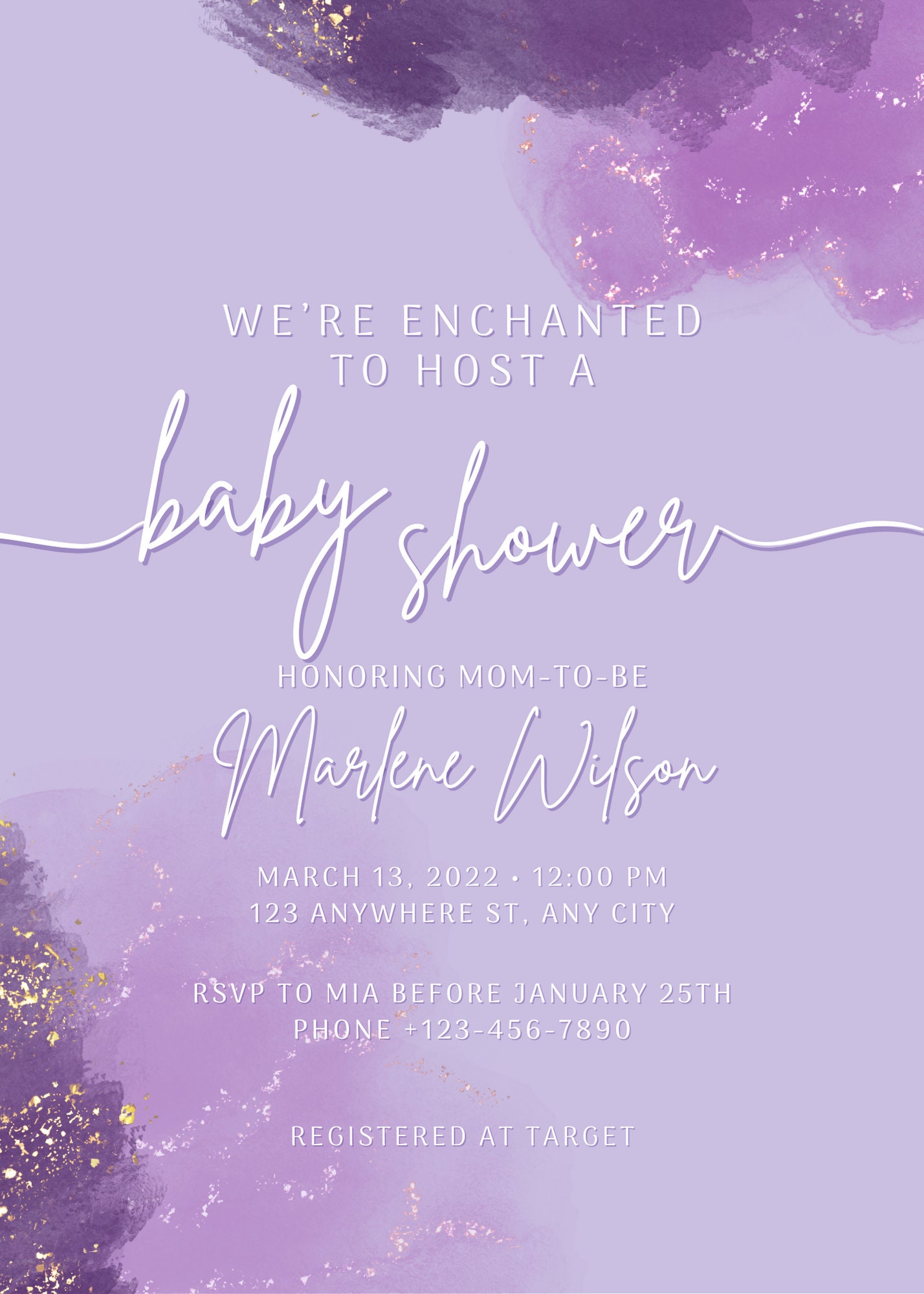 Enchanted Baby Shower Invitation - Etsy