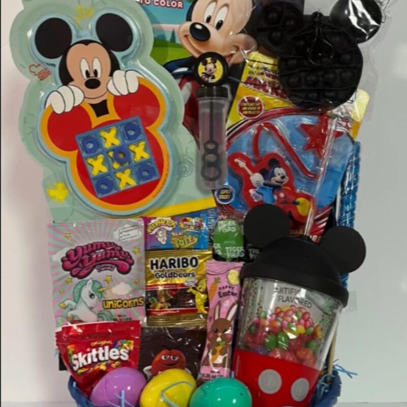 Mickey Mouse Basket - Etsy