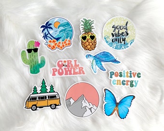 Coconut Girl Stickers - Etsy