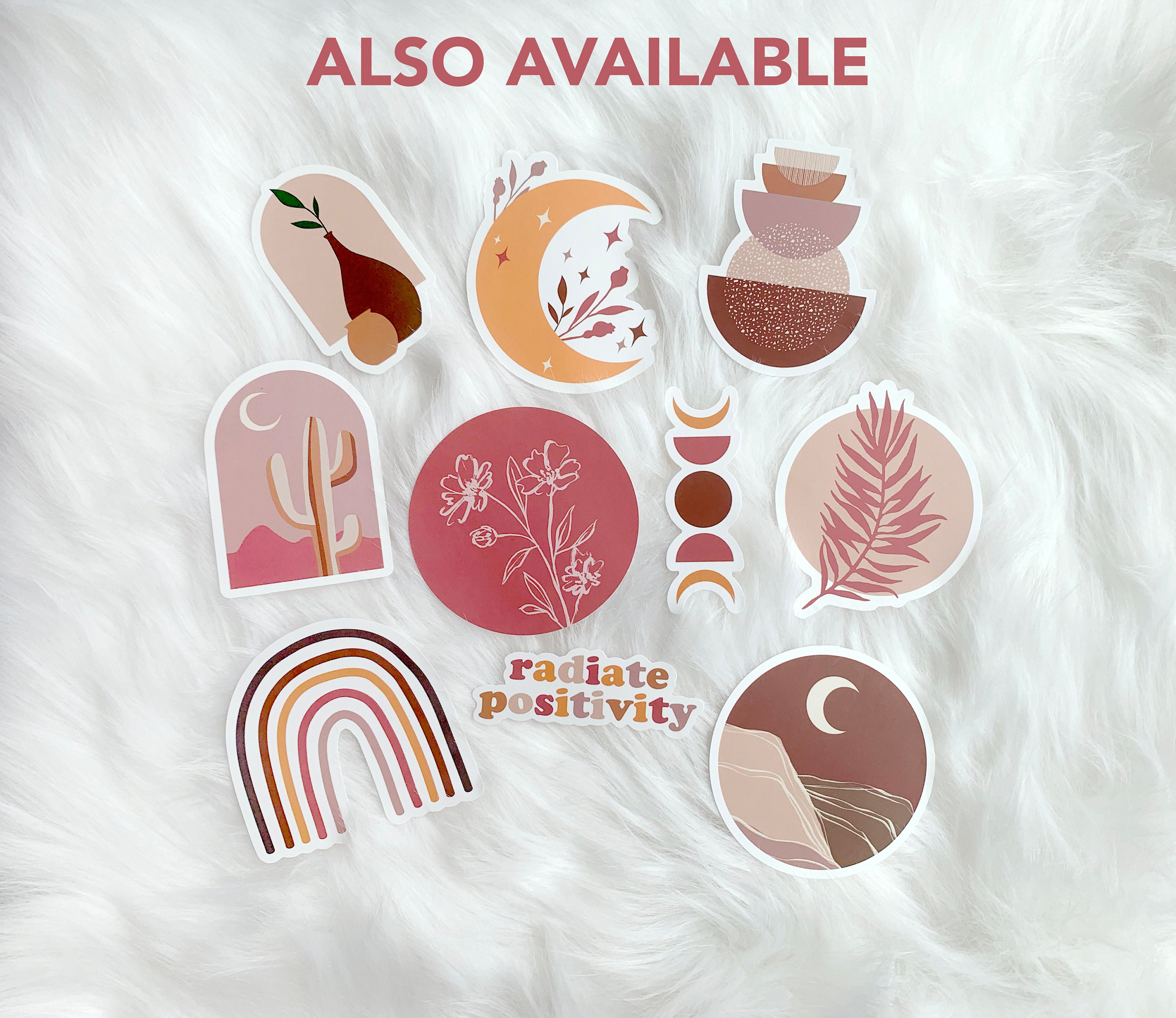 Sun Moon Star Sticker Celestial Sticker Boho Waterproof | Etsy