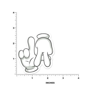 LA Hand Sign Sticker, Los Angeles Waterproof Sticker, Cute Sticker ...