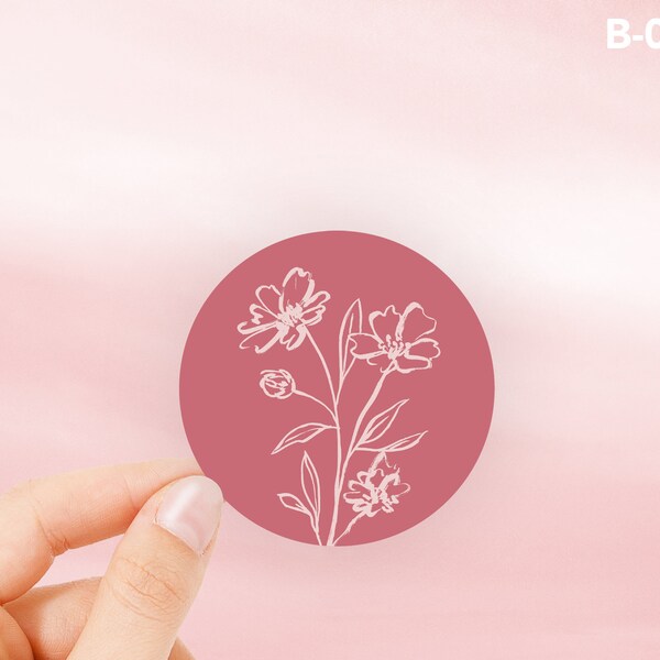 Cute Circle Stickers - Etsy