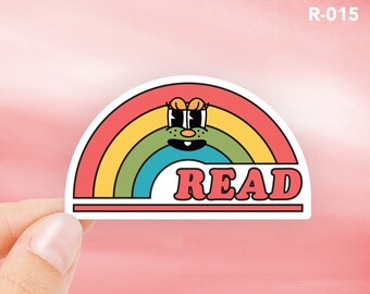 Reading Rainbow Sticker TV Show Sticker PBS Fun Sticker - Etsy