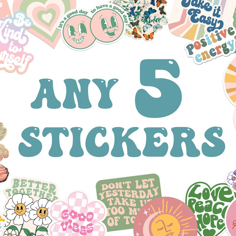 Waterproof Stickers - Etsy