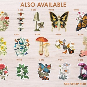 Retro Sticker Pack of 10, Cute Stickers, Positive Quote Stickers, Retro ...