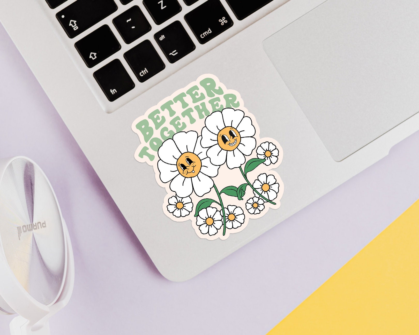 Better Together Flowers Sticker Cute Stickers Retro - Etsy