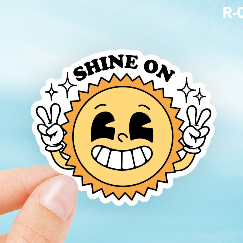 Sun Stickers - Etsy