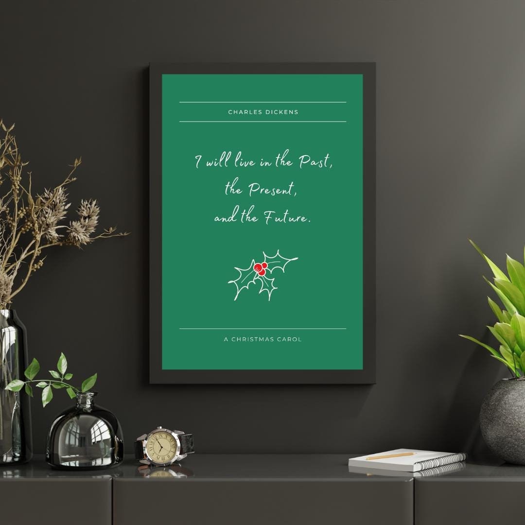 Charles Dickens, A Christmas Carol, Quote, Digital Print - Etsy