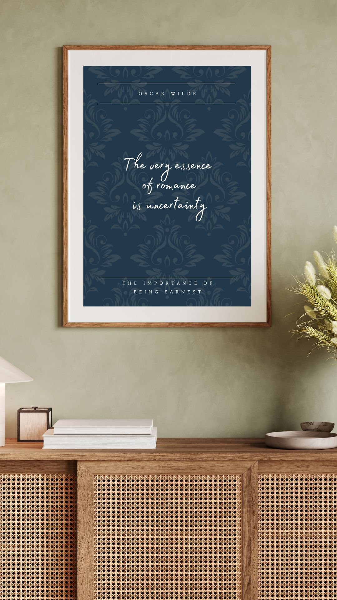 The Importance of Being Earnest, Oscar Wilde, Quote, Digital Print - Etsy