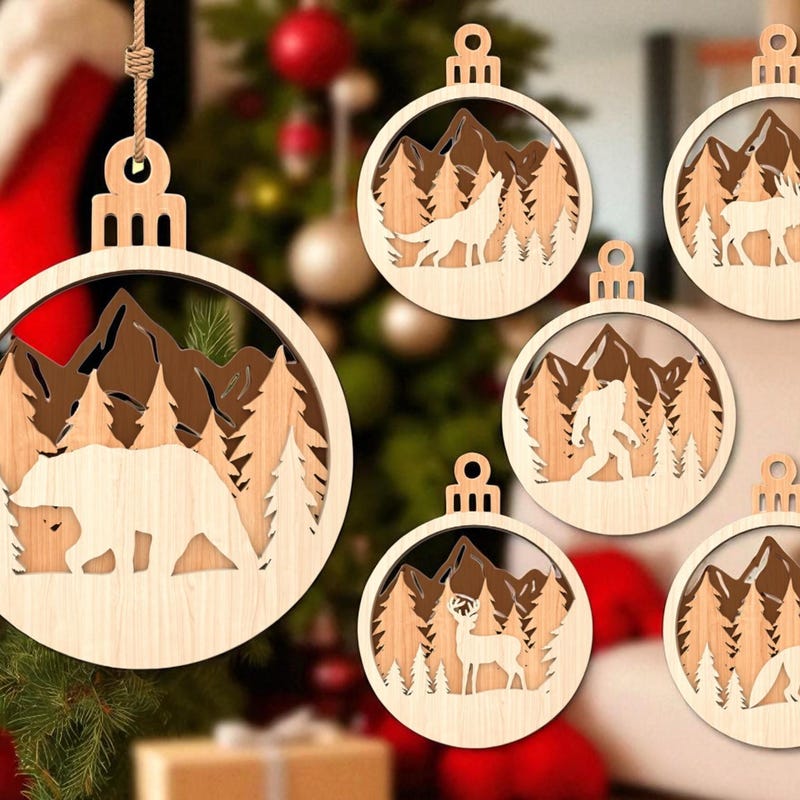 Forest Animals Bauble - Etsy UK