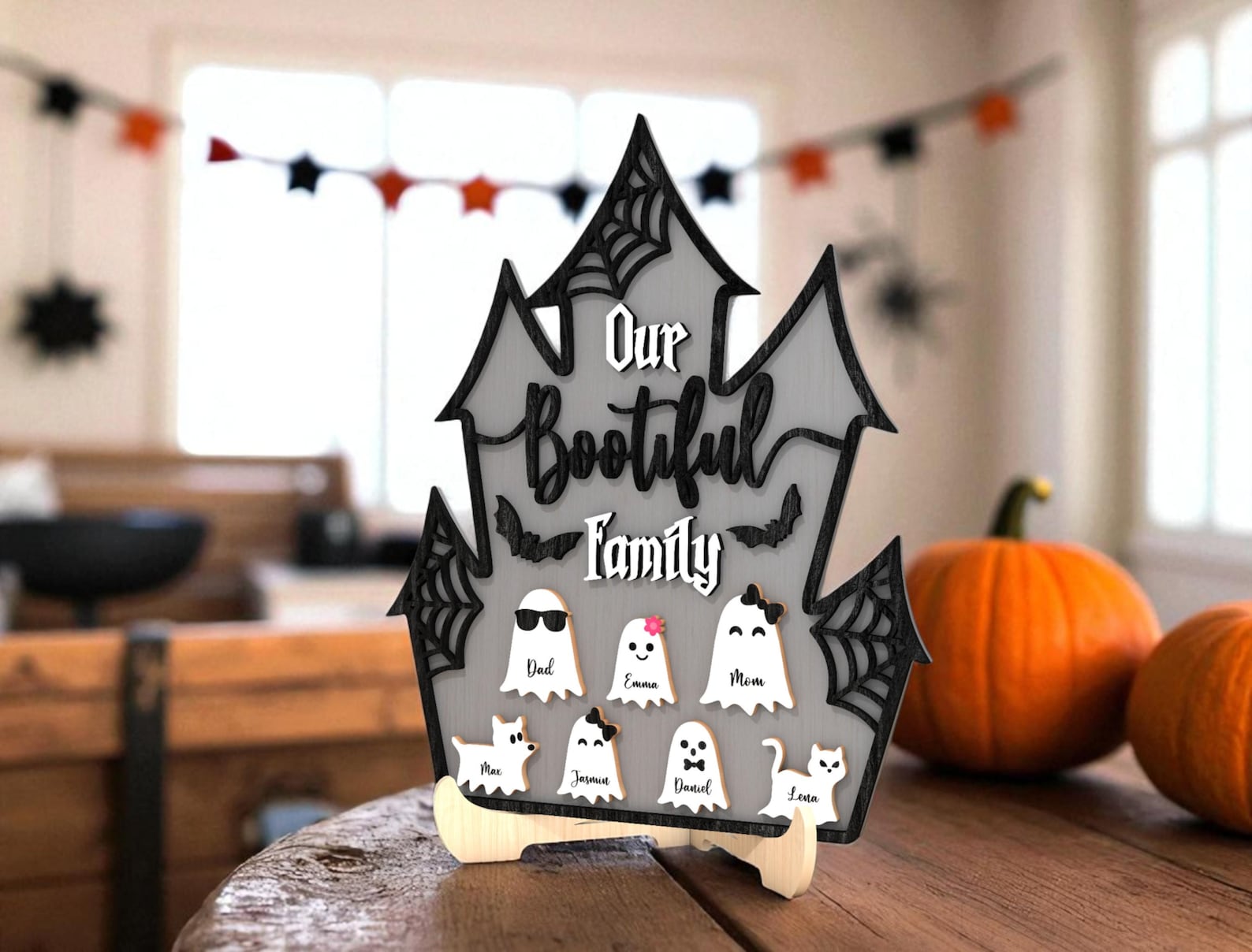 Personalized Halloween Family Sign Glowforge File , Our Bootiful Family ...