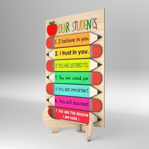 Teacher Colored Pencil Sign SVG, Gift for Teacher, Inspirational Quotes ...