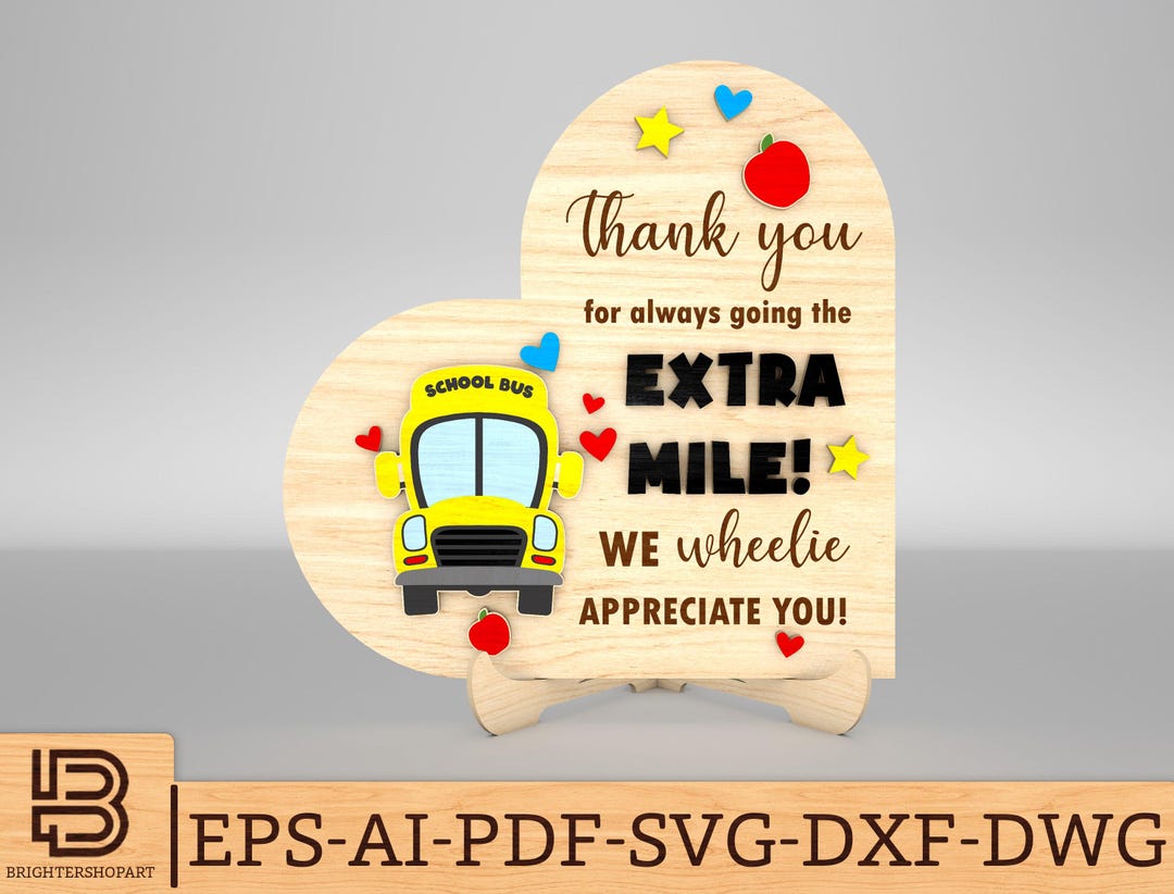 Bus Driver Heart Sign SVG, Gift for Bus Driver,school Bus Driver Sign ...