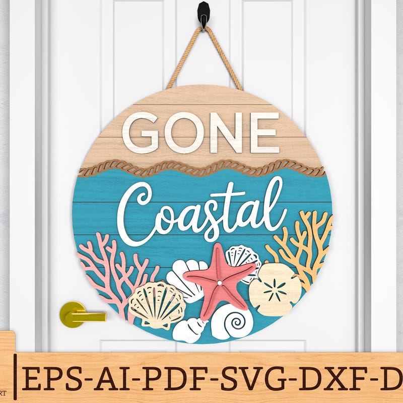 Coastal Beach Signs Svgs - Etsy